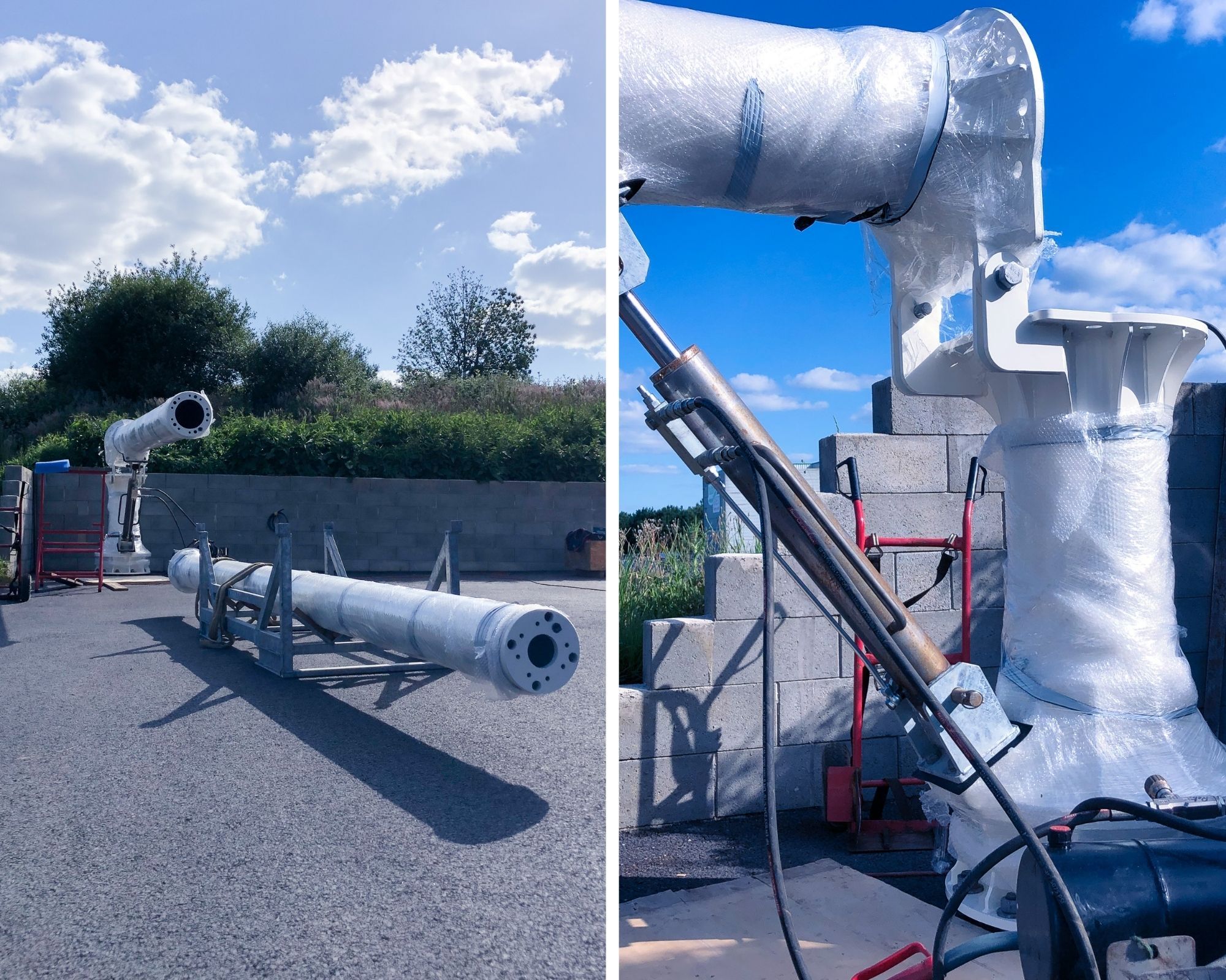 Mât autoportant éoliennes horizontales | DIWATT, Goven (35)